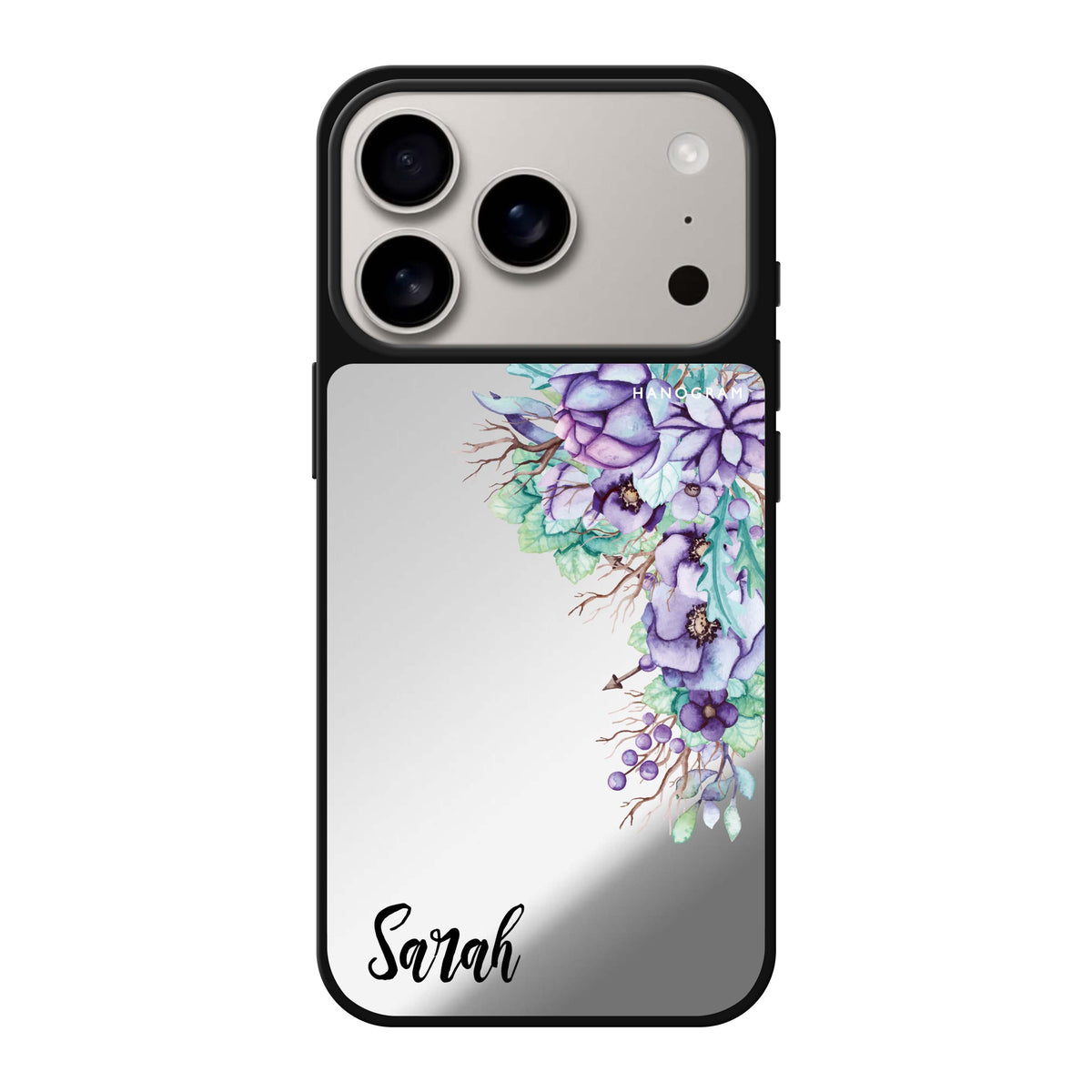 Purple Floral 鏡面手機殼 – HANOGRAM