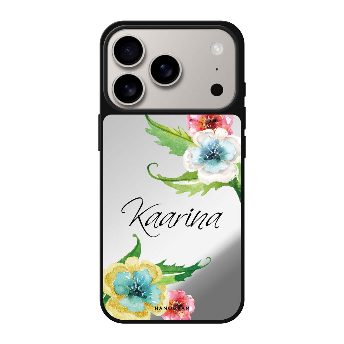 Golden and White Anemones 鏡面手機殼 – HANOGRAM